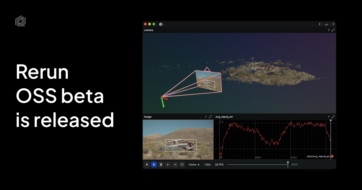 Rerun OSS beta is released — Rerun